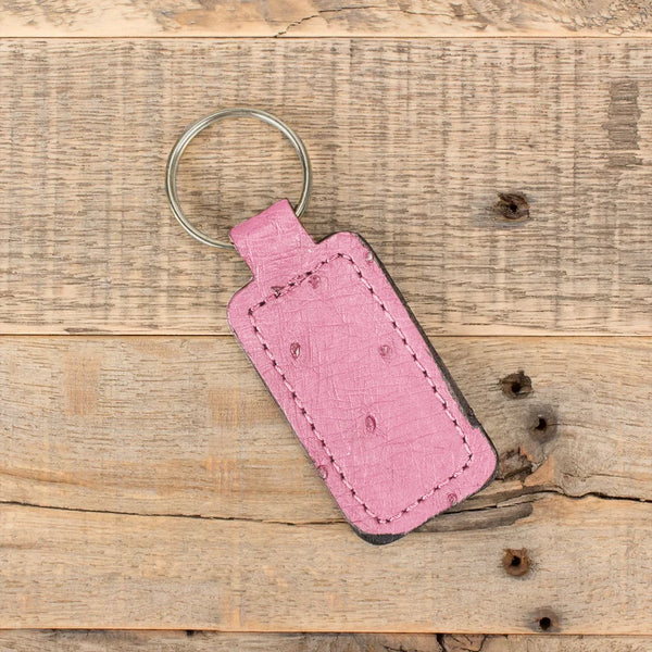 Ostrich Pink Key Chain – Yoder Leather Company