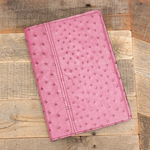 Ostrich Pink Portfolio – Yoder Leather Company