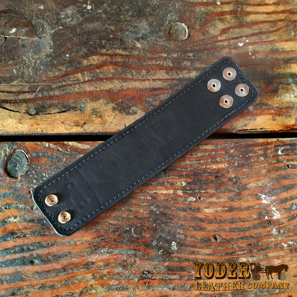 Amish Hand Made Blue Stingray Wrist Cuff – Yoder Leather Company