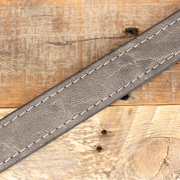 Gray Elephant Hide Leather Belt – Yoder Leather Company