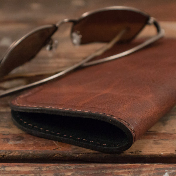 brown cowhide glasses case - Brown Cowhide Glasses Case - Stylish ...