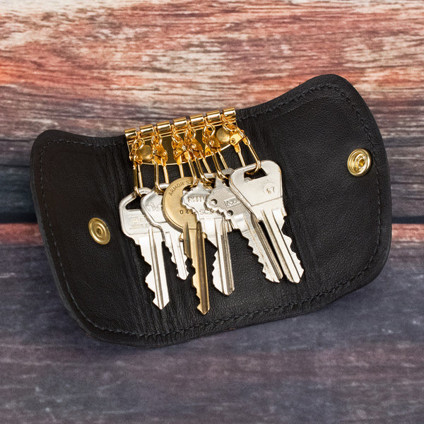 Hippo Leather Brown Key Holder – Yoder Leather Company